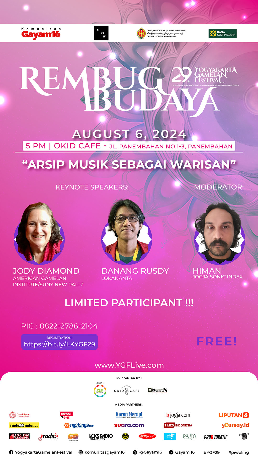 29th Yogyakarta Gamelan Festival